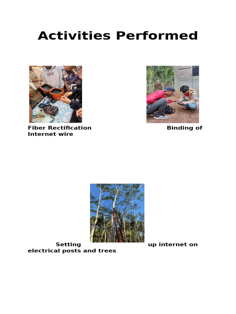 Activities-Performed-CULMINATING | PDF