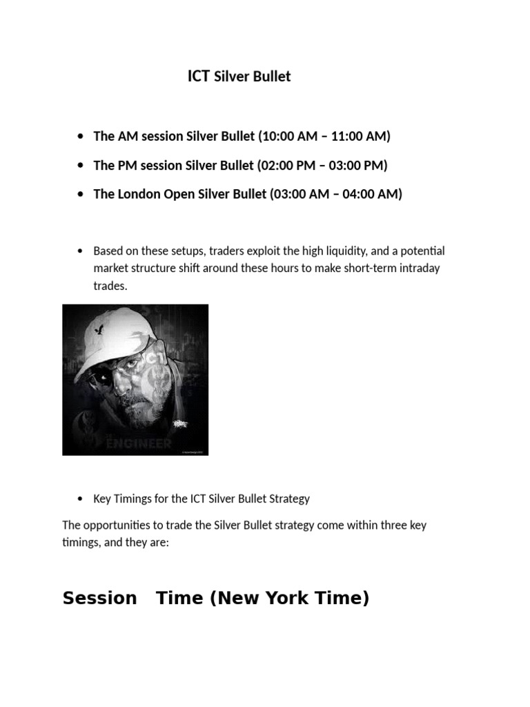 ICT Silver Bullet | PDF