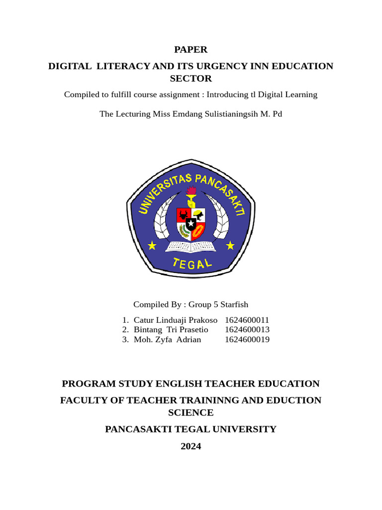 Paper Group5 Starfish Ehe | PDF | Literacy | Learning