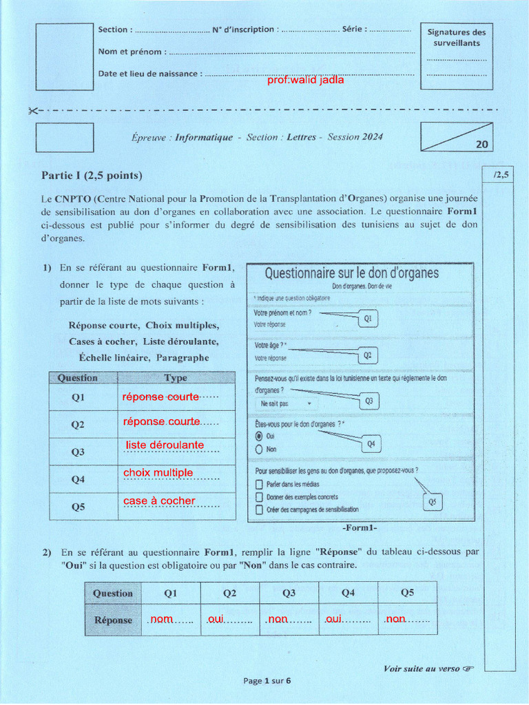 Correction Bac Lettre Théorique 2024 | PDF