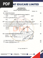 Mensuration Class 8 Worksheet Maths Chapter 9 | PDF | Area | Geometric ...