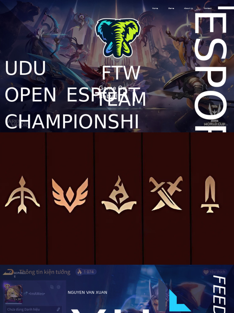 Purple Modern Esport Game Presentation | PDF