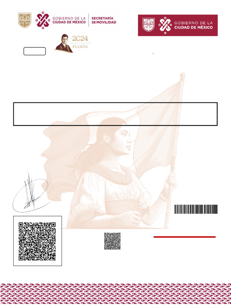 Permiso para Circular 2024 CDMX 2 PDF | PDF