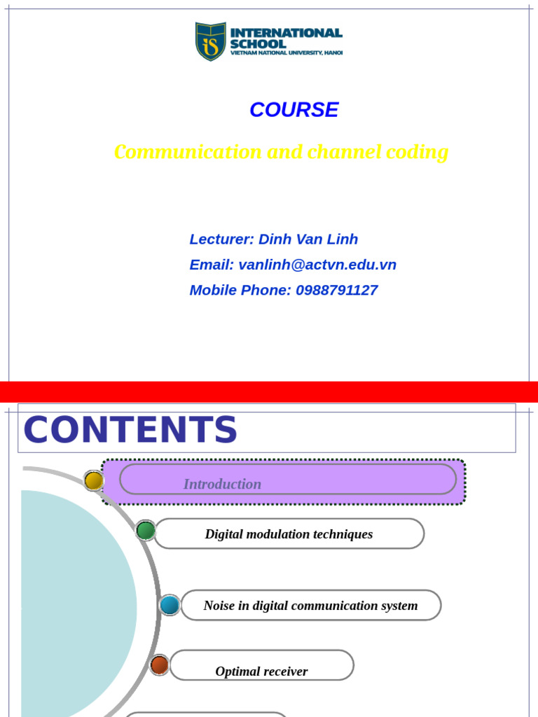 Chapter 3 - Digital Communication - 14.01.2022 - Done | PDF | Signal To ...
