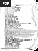 Doosan MX Series M-Codes - Doosan CNC Turning Center Programming | PDF | Numerical Control | Tools