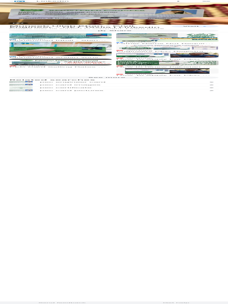 Pakistan Engineering Council Card | PDF