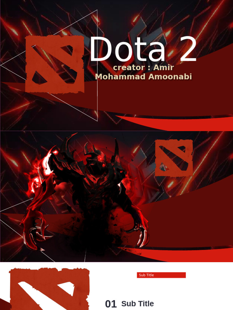 Copy of Dota 2 Template | PDF | Microsoft Power Point | Software