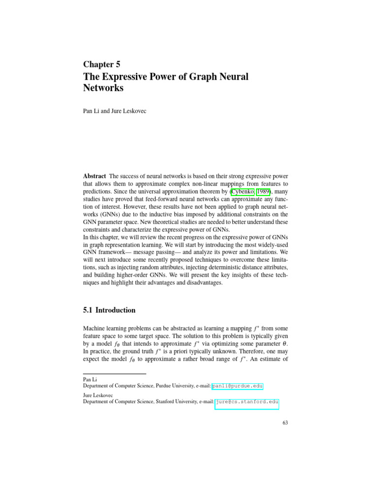 GNN Foundations Frontiers and Applications Chapter5 | PDF | Artificial Neural Network | Deep ...