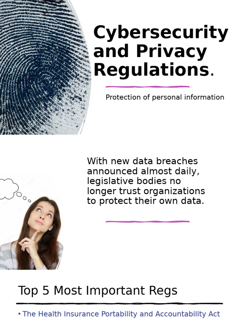 Regulations Aimed To Protect PII and NPI | PDF | Payment Card Industry ...