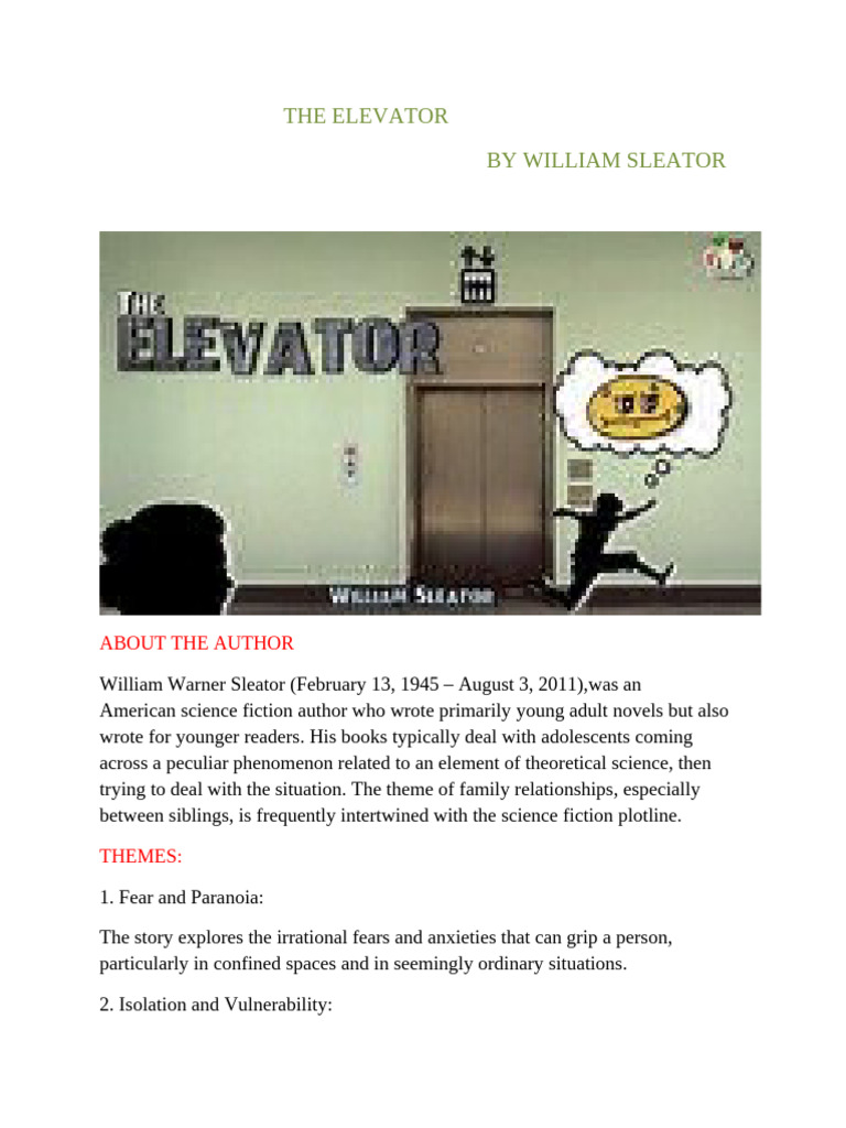 The Elevator | PDF | Paranoia | Anxiety