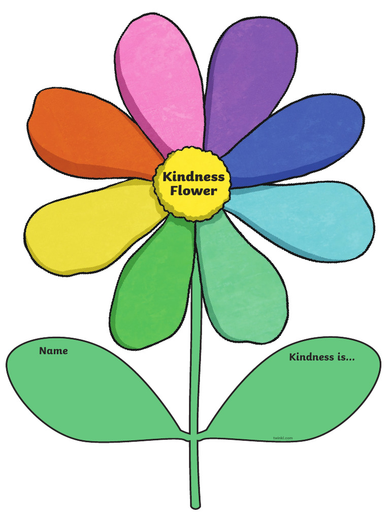 Kindness Flower Colour | PDF