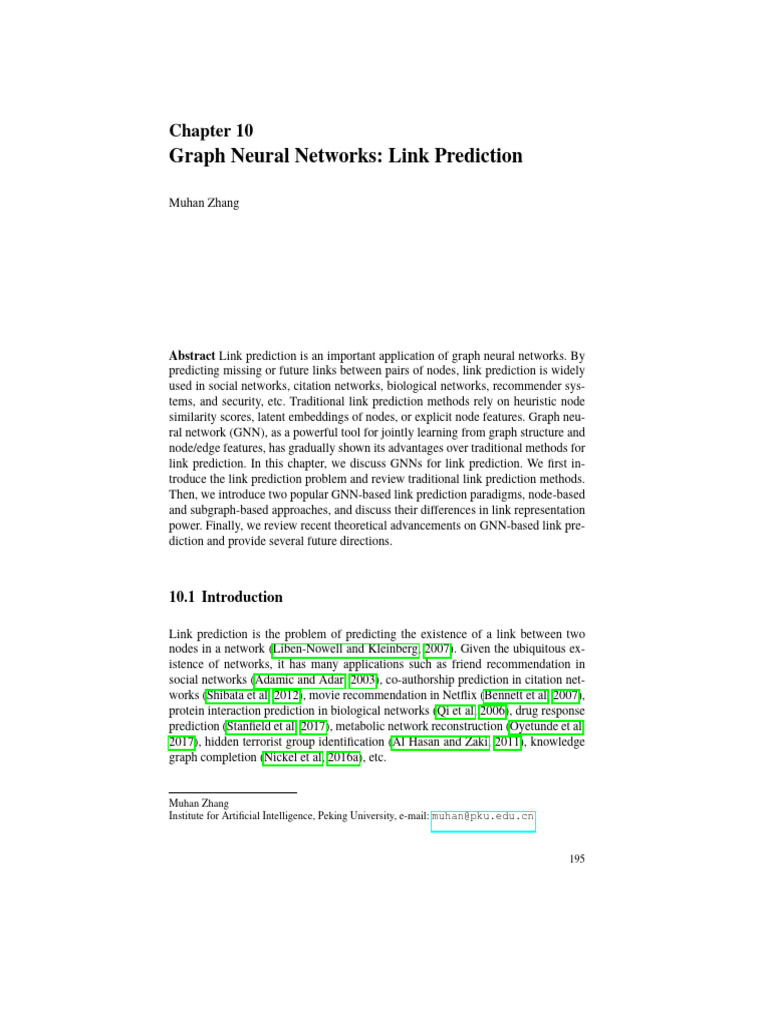 GNN-Foundations-Frontiers-and-Applications-chapter10 | PDF | Mathematical Relations ...