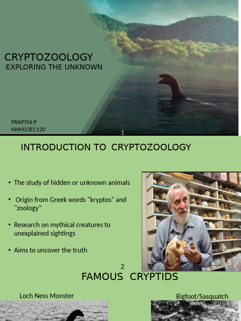 Crypto Zoology | PDF