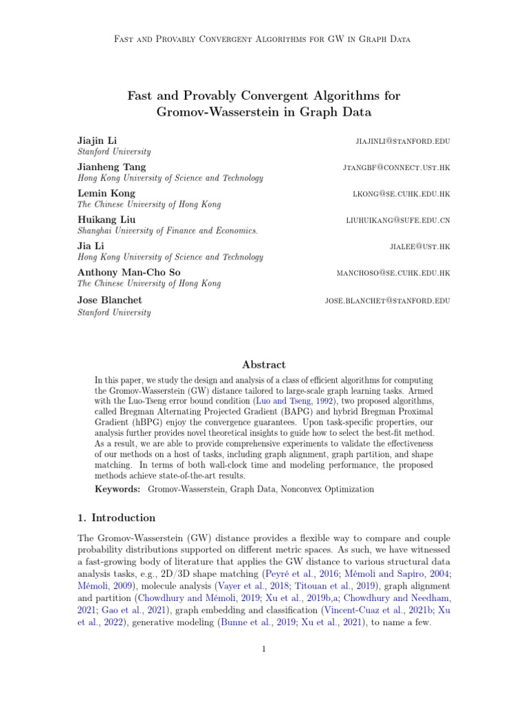 A Convergent Single-Loop Algorithm For Relaxation of Gromov-Wasserstein ...