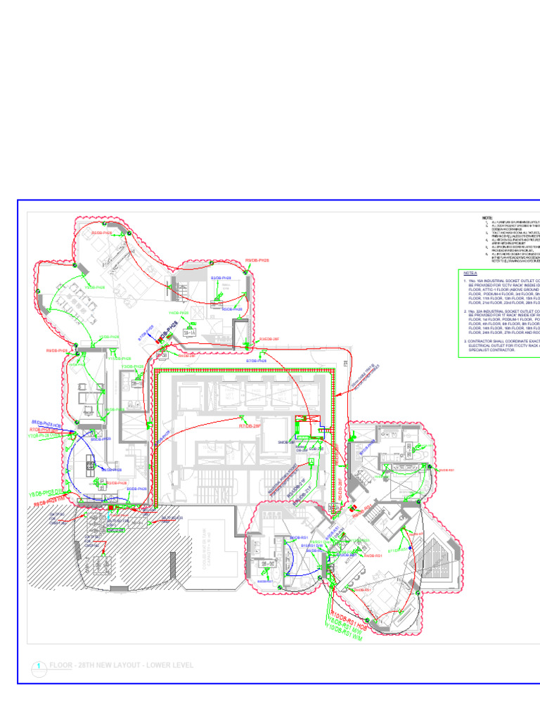 28th Floor Plan_(Lower Level) Power-28th Floor Plan NEW Layout.pdf | PDF
