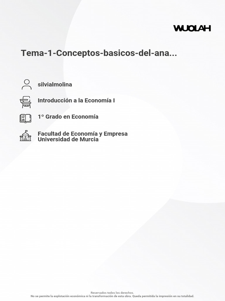 Wuolah Premium Tema 1 Conceptos Basicos Del Analisis Economico | PDF | Ciencias económicas ...