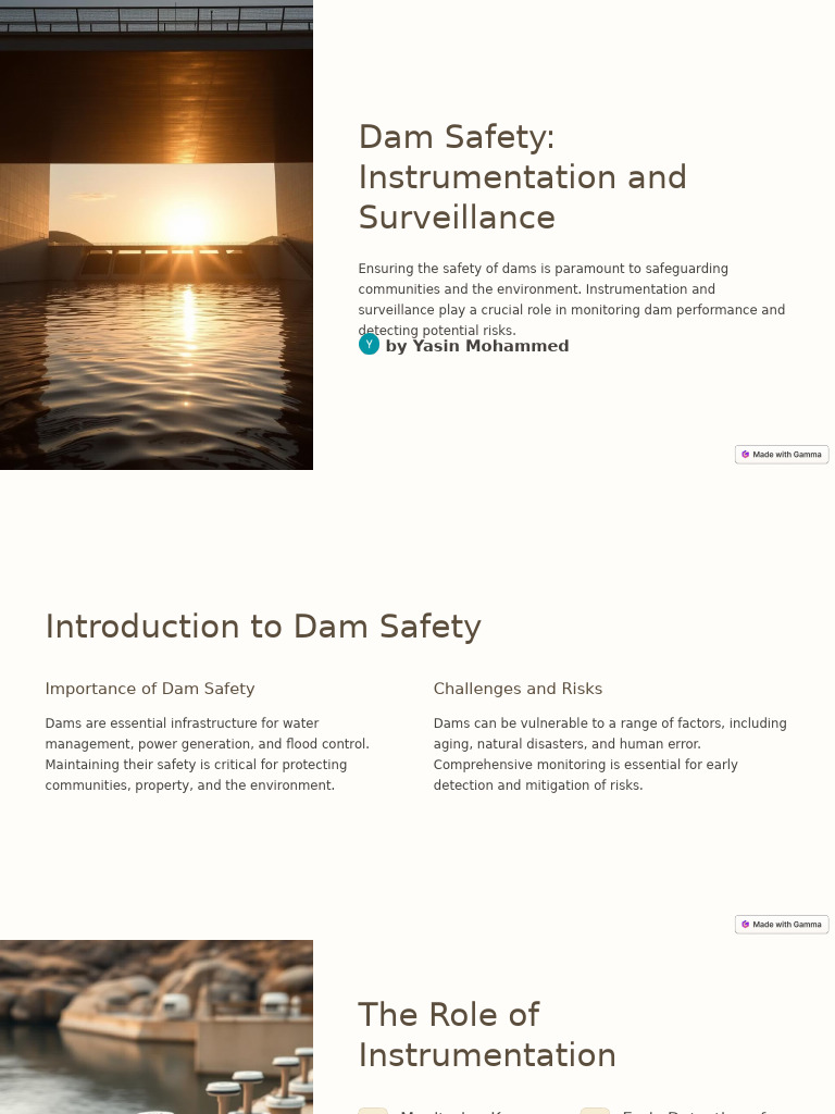 Understanding Dam Safety Monitoring | PDF | Dam | Instrumentation