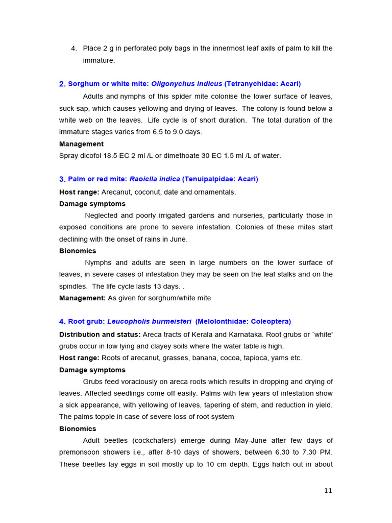 Crop Pests and Stored Grain Pests and Their Management 119 | PDF | Pest (Organism) | Beetle