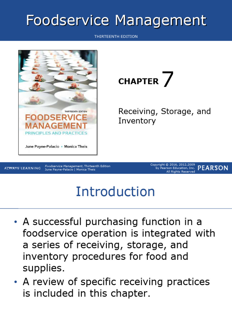 L6 - Receiving, Storage and Inventory | PDF
