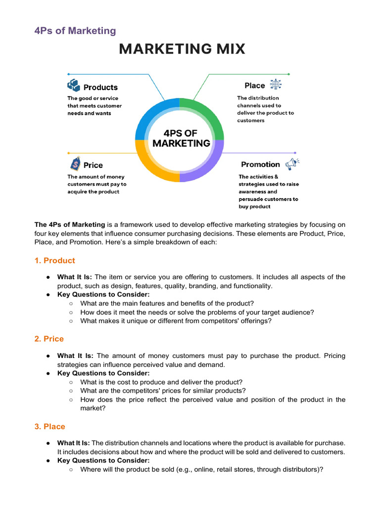 4PS of Marketing | PDF | Pricing | Marketing