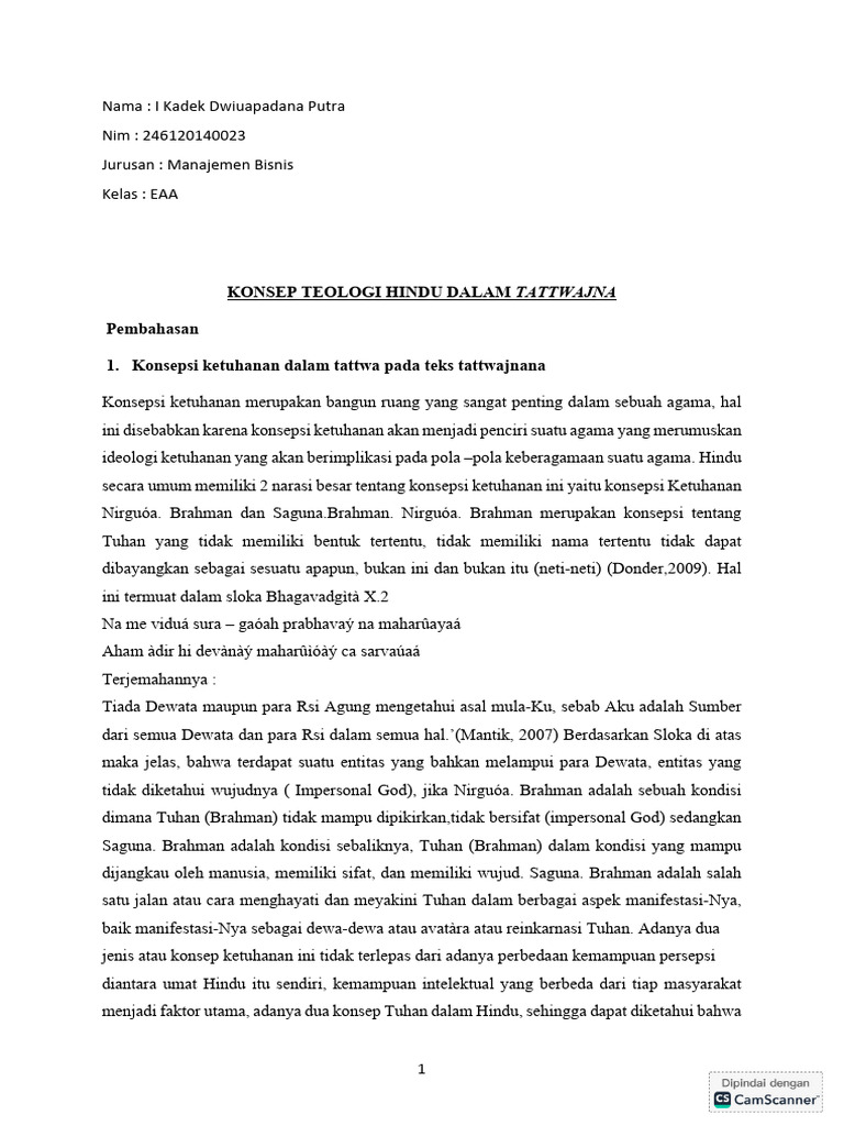 Dekpa Tugas Agama Esay | PDF