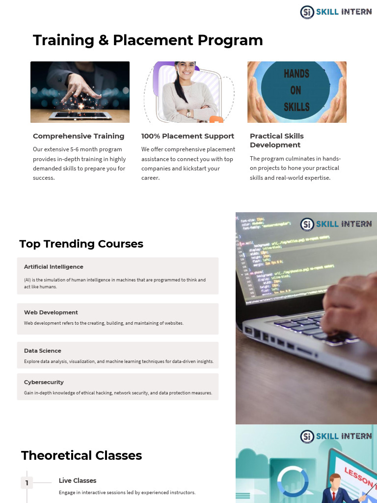 Training and Placement Program by Skill Intern | PDF | Artificial ...