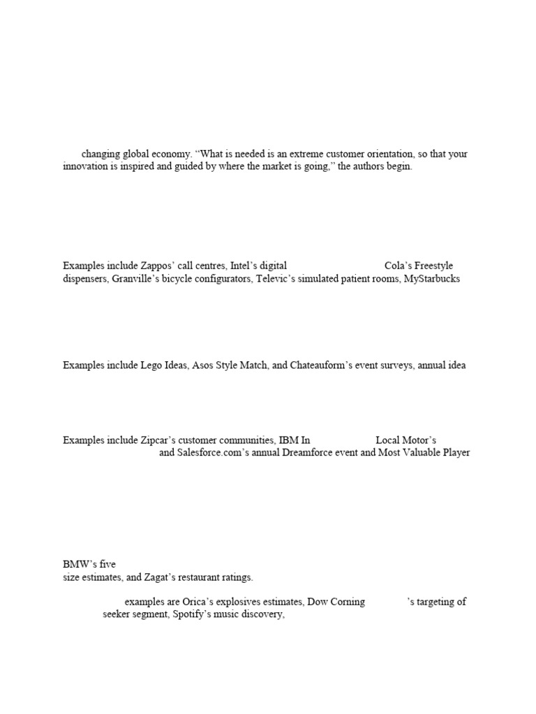 Customer-Led Innovation Strategies | PDF | Innovation | Business Model