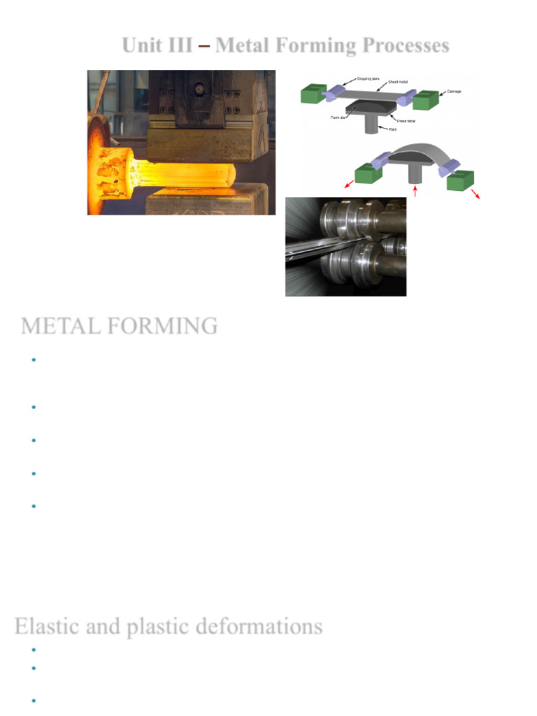 Metal Forming Processes Overview | PDF | Extrusion | Forging
