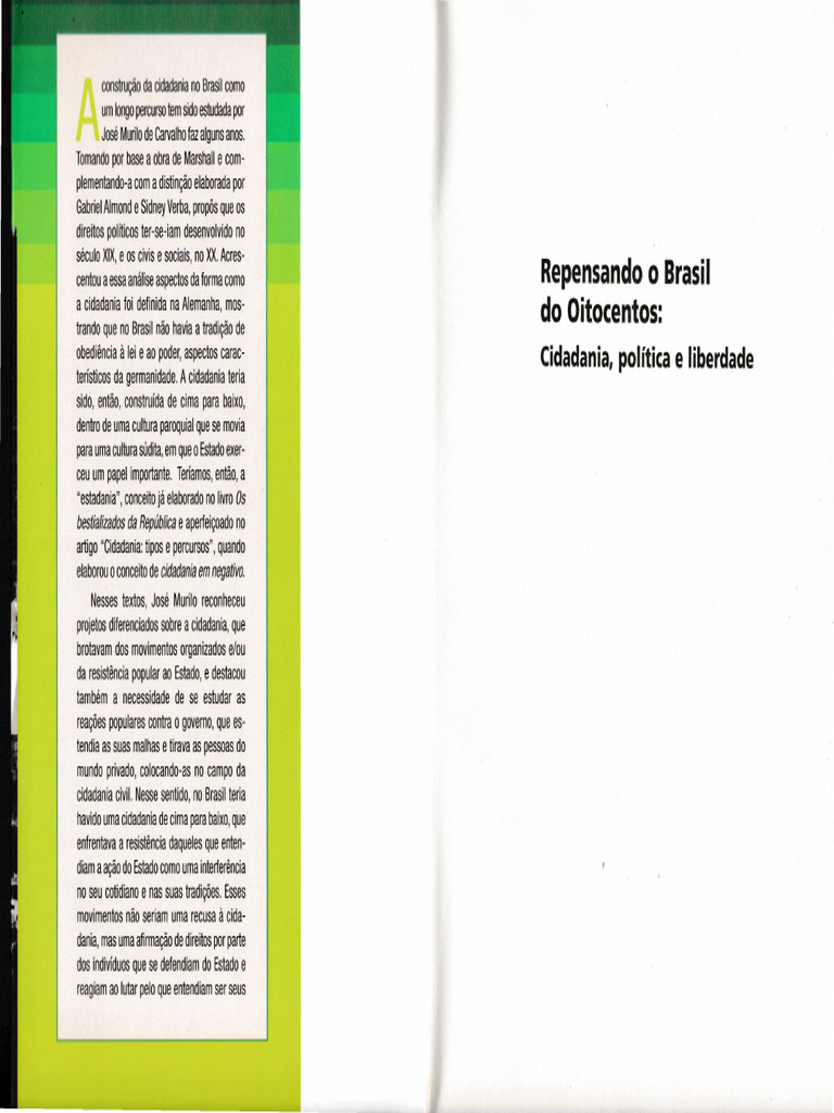 Repensando Brasil Oitocentos:: Política | PDF