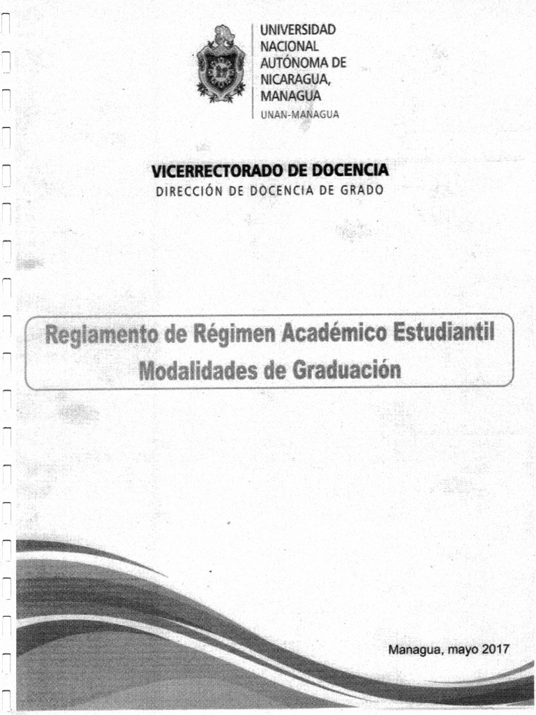 Modalidades de Graduación aprobado 13-2017_2c del 07 de julio 2017 | PDF