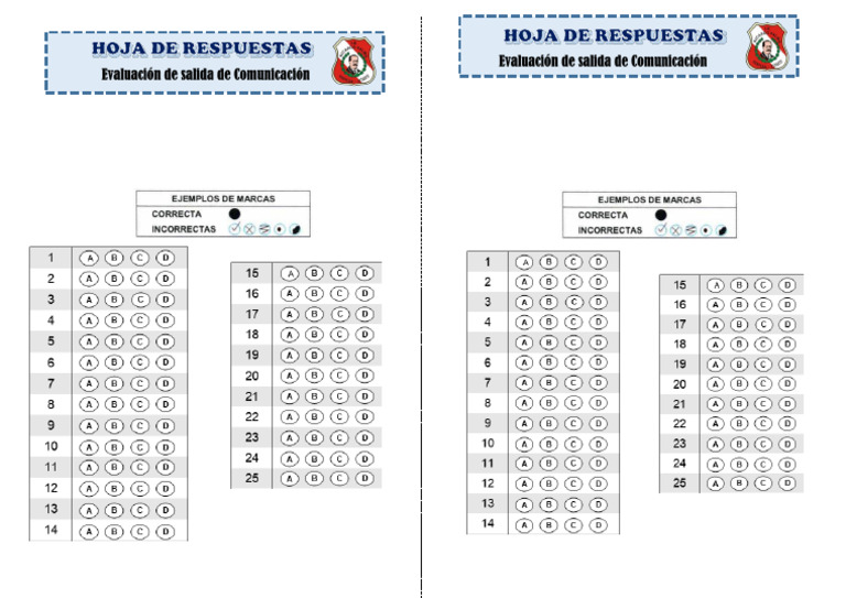 Ficha para Respuestas de Lectura | PDF