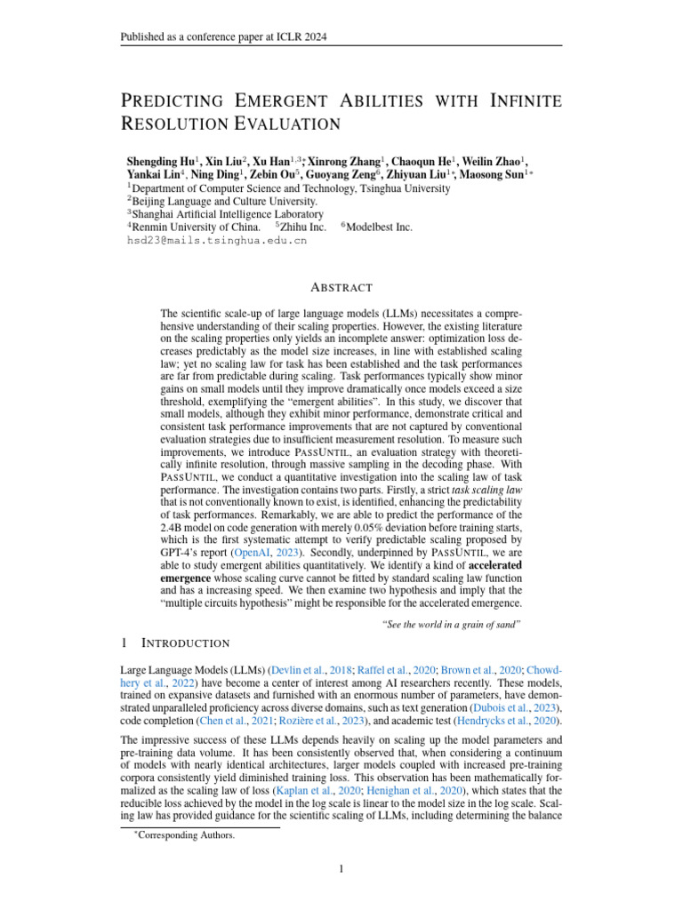 P E A I R E: Redicting Mergent Bilities With Nfinite Esolution ...