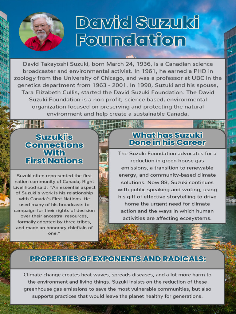 David Suzuki Poster-2 | PDF