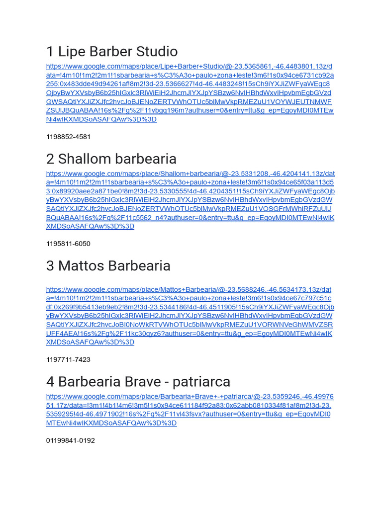 barbearia disparo whatsapp | PDF