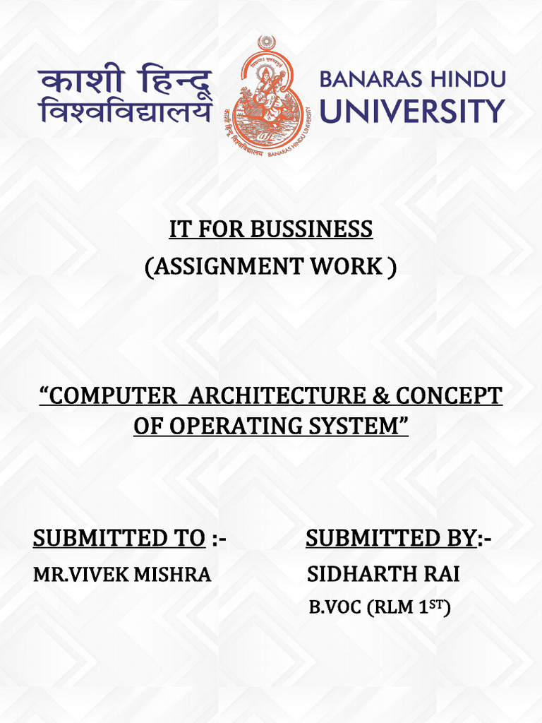 IT FOR BUSSINESS COMPUTER ARCHITECTURE | PDF | Random Access Memory | Computer Data Storage