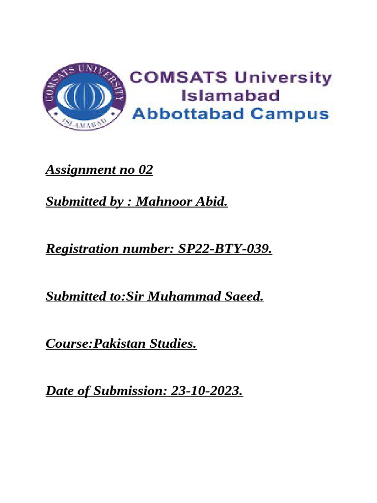 Assignment #2 Report Writing Skills | PDF | Multiculturalism | Pakistan