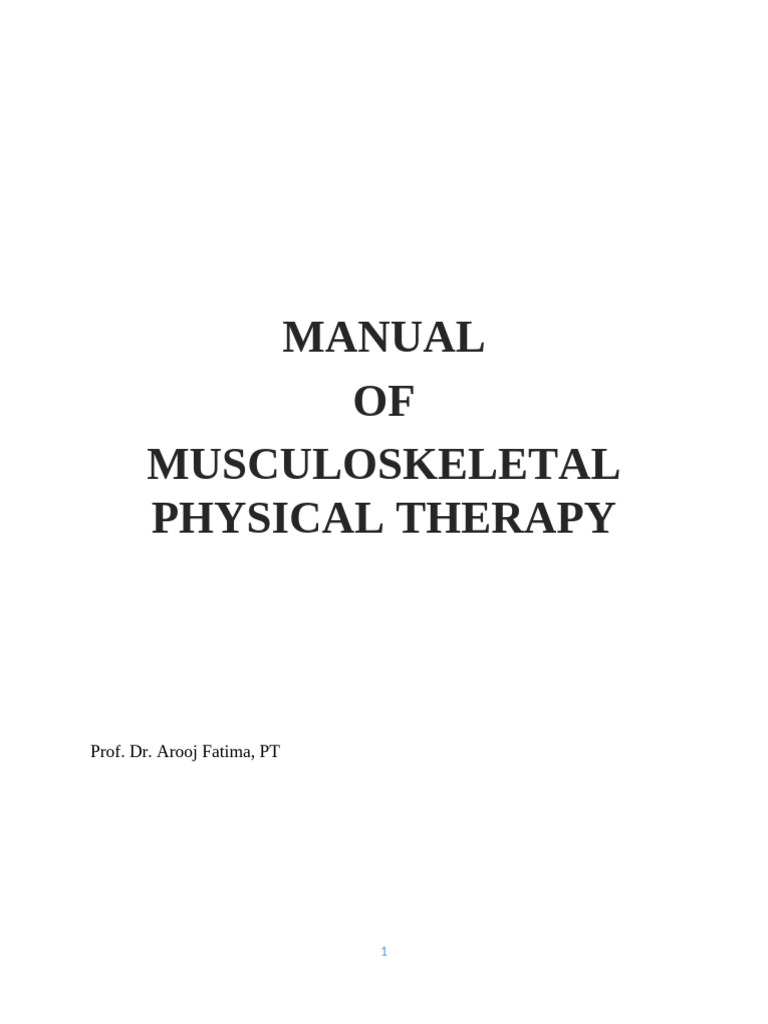 Manuals | PDF | Knee | Anatomical Terms Of Motion