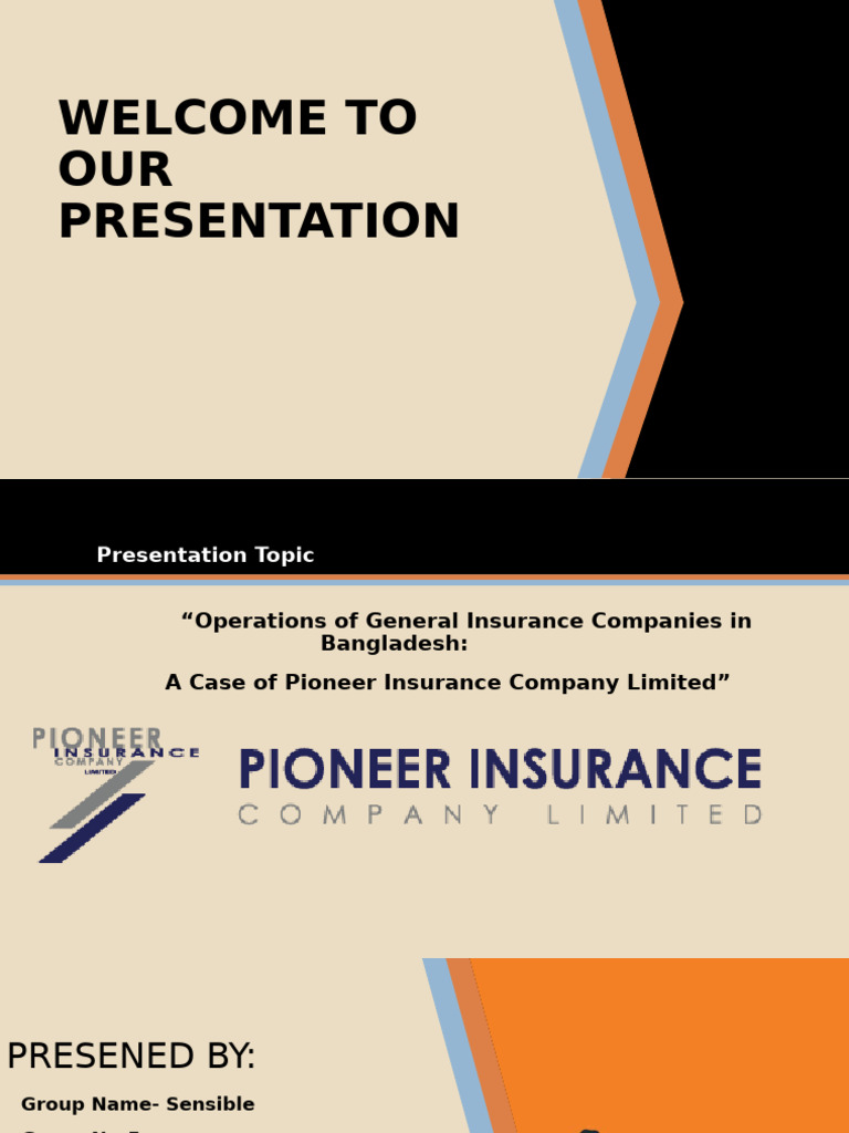 Presentation Pioneer Insurance Company L | PDF | Insurance | Equity ...