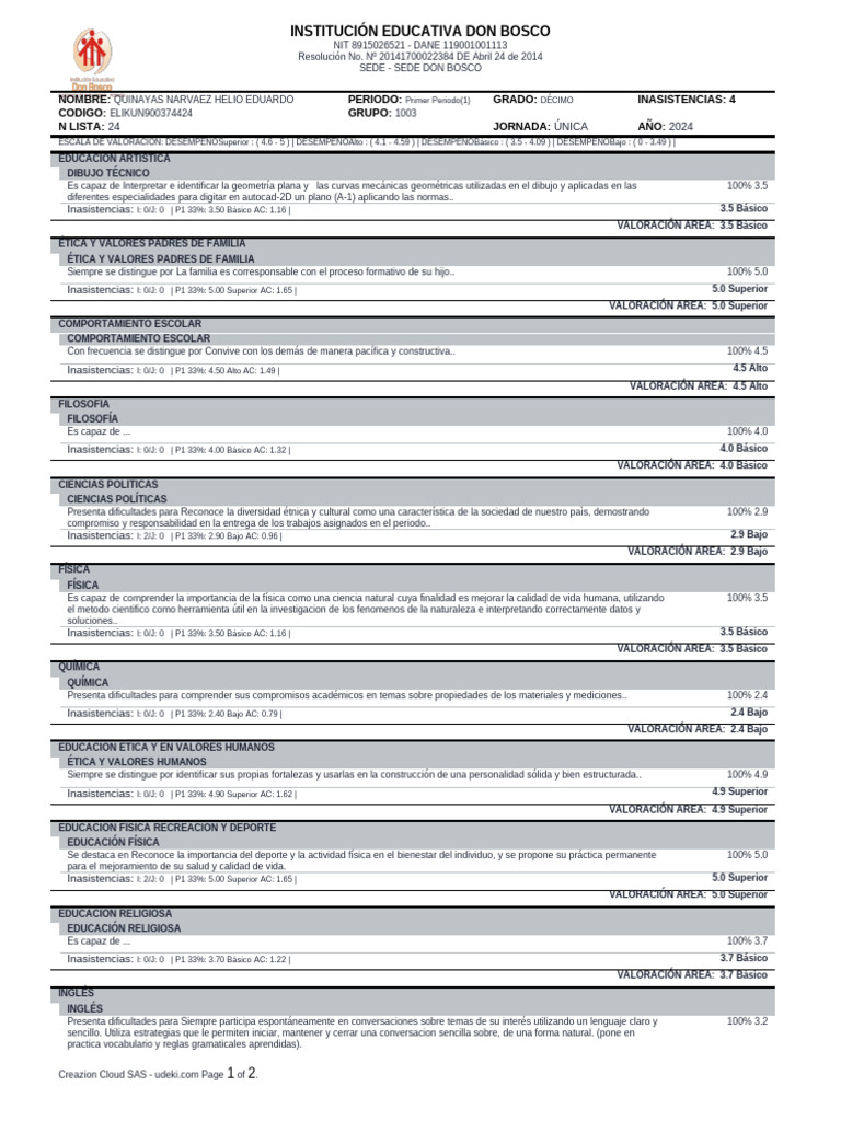 Quinayas Narvaez Helio Eduardo | PDF | Física | Science