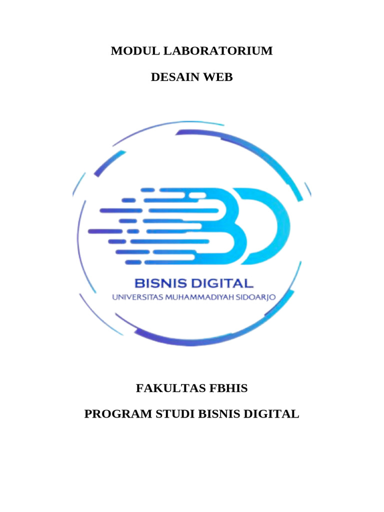 Modul Praktikum Laboratorium Desain Web | PDF