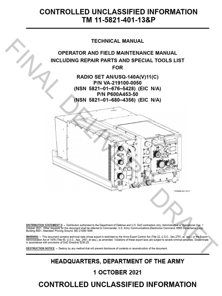 TM 11-5821-401-13np - Mids Bu2 Final Draft | PDF | Fires | Lithium Ion ...