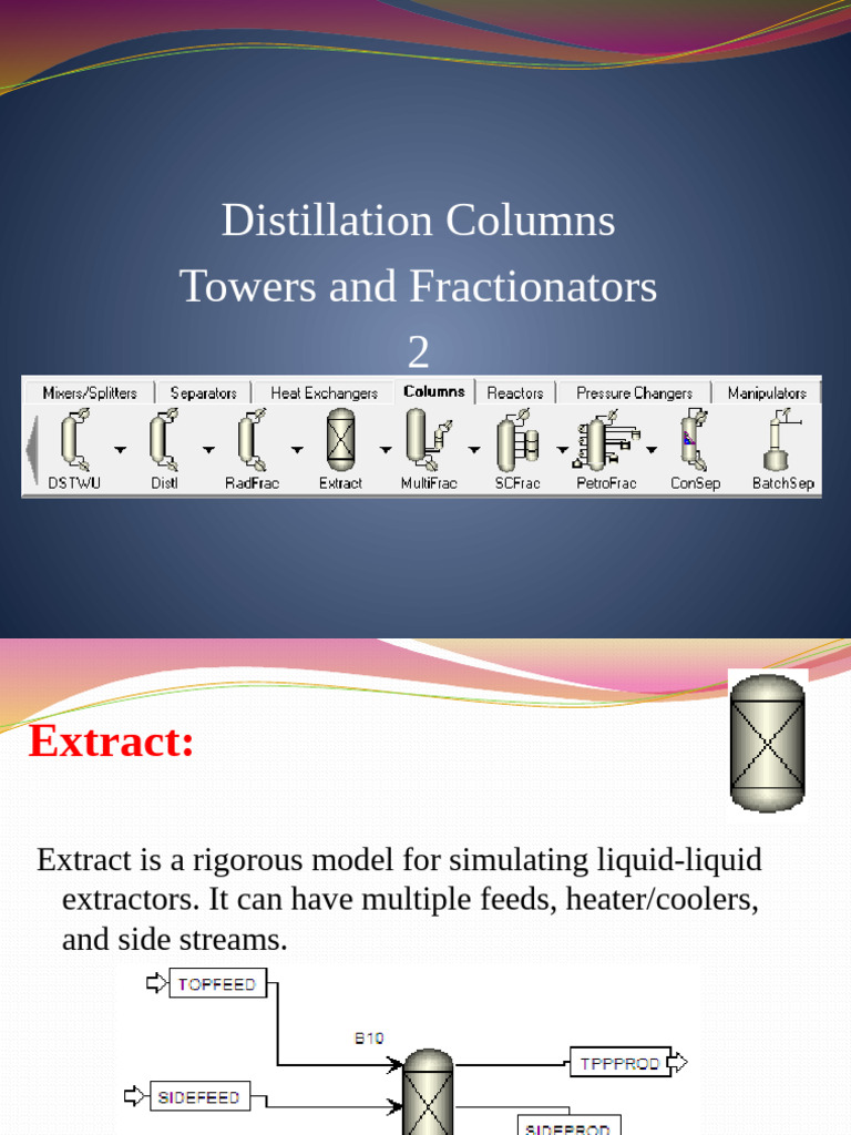 Distillation Column Simulation Models | PDF | Distillation | Continuum ...