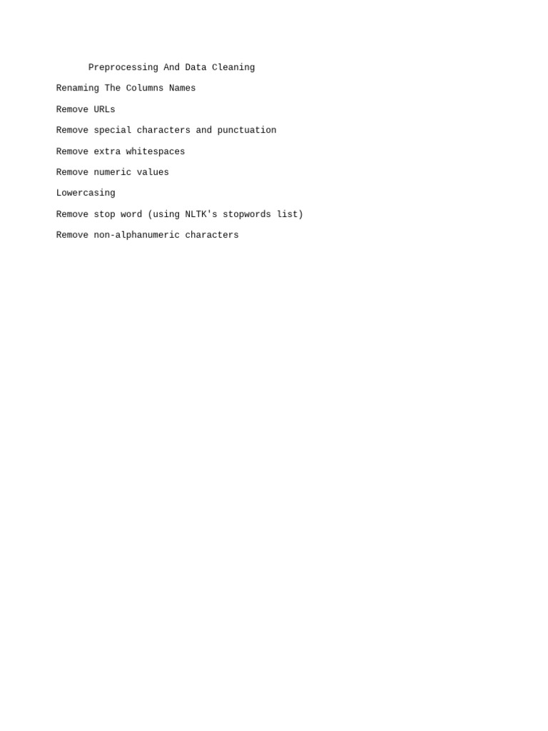 Data Cleaning and Preprocessing | PDF