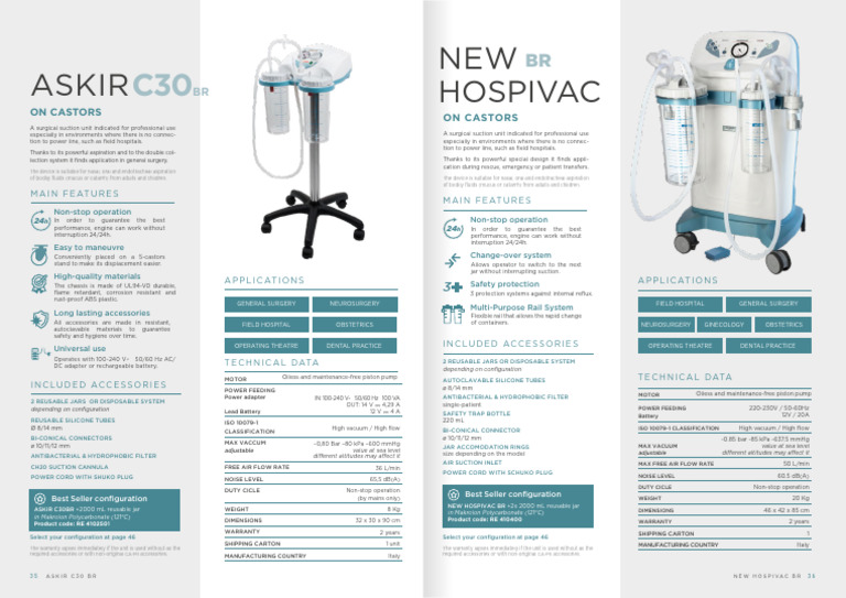 High-Performance Surgical Suction Units | PDF