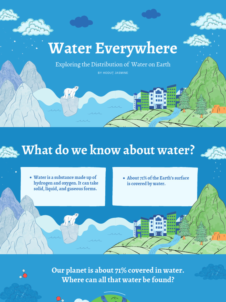 Water Distribution on Earth Explained | PDF