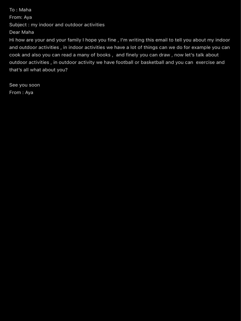 Activities for Maha | PDF