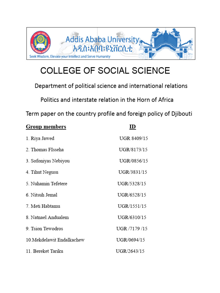 Group Based Assignment From Group One Revised Version | PDF | Sustainability | Ethiopia