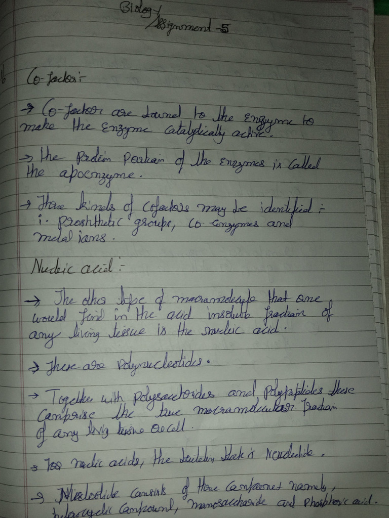 Bio Assignment-5 | PDF