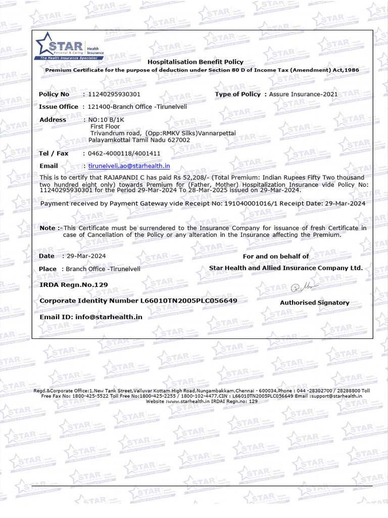 80D Parents | PDF