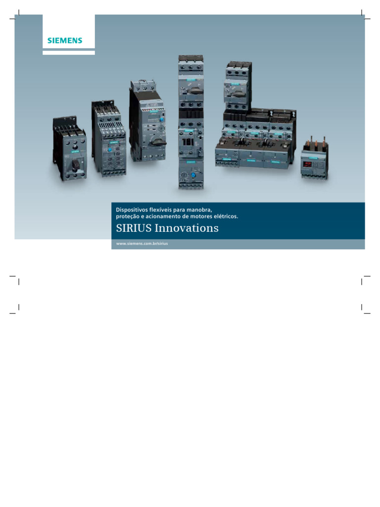 Dispositivos SIRIUS para Motores Elétricos | PDF | Relé | Fusível ...